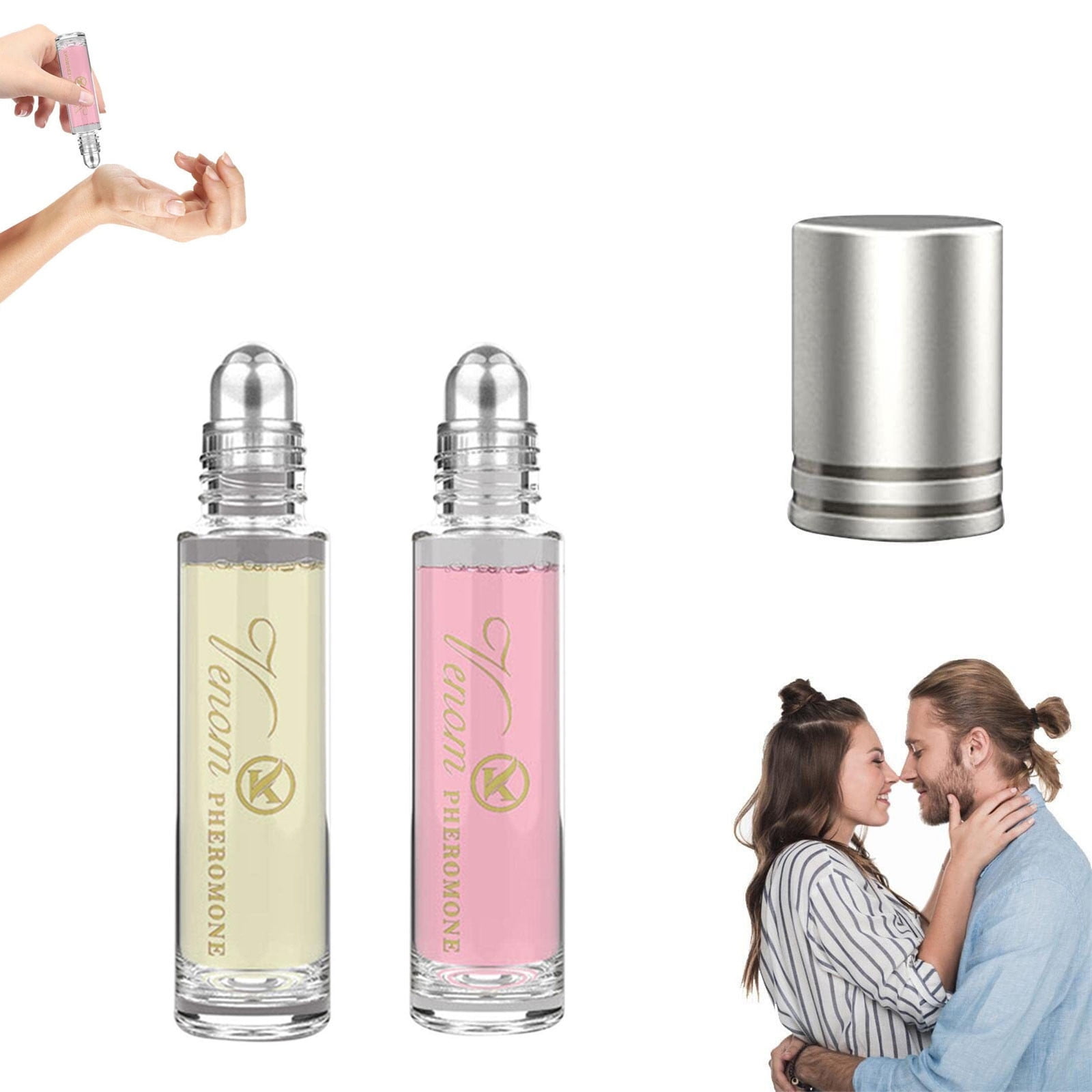 2PC Roller Ball Perfume For Men And Women Pheromone Oil Perfume For ...