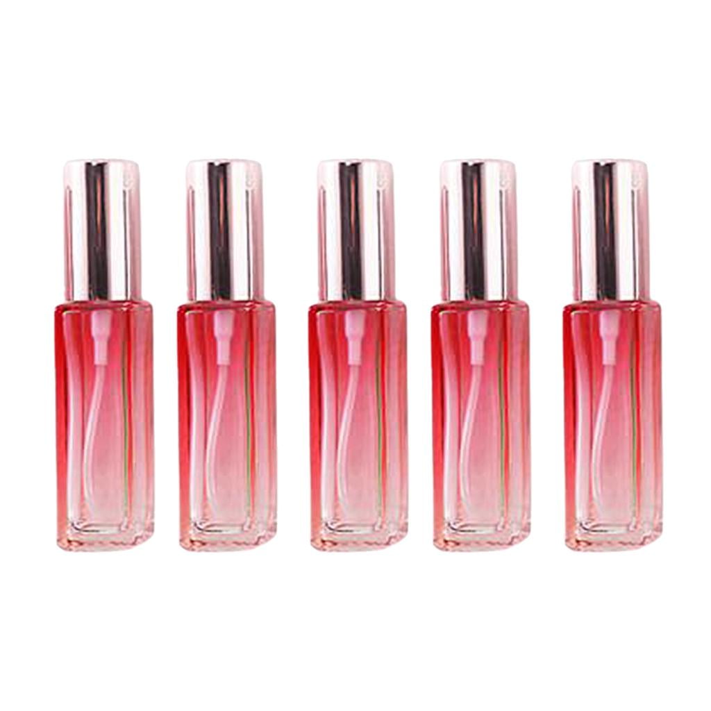 Botella de Perfume Vacía Cuadrada de Cristal Recargable Portátil de ...