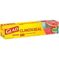 Glad Cling N Seal Plastic Food Wrap, 300 Square Foot Roll - Walmart.com