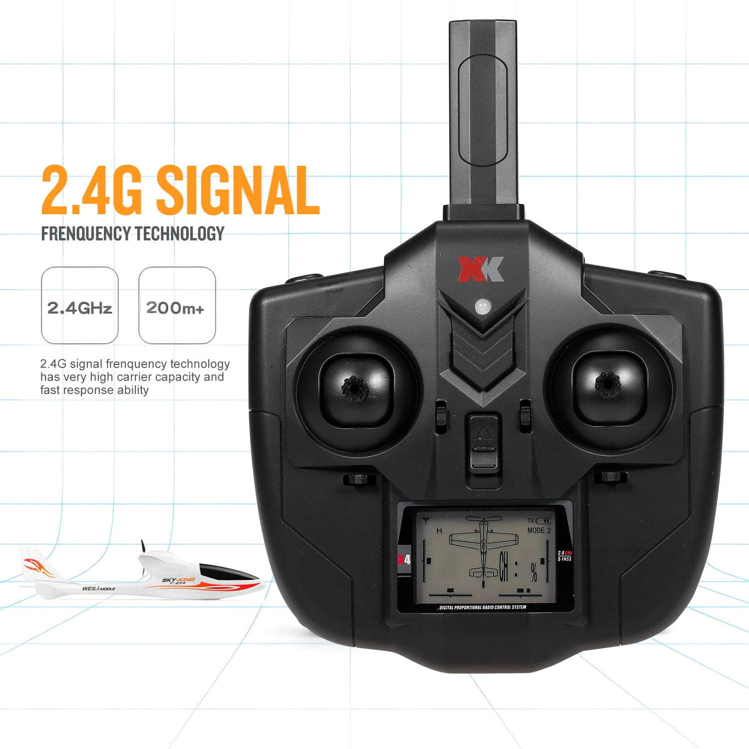 Buy WLtoys F959S RC Airplane Fixed-wing SKY-King 2.4G 3CH 6- Gyro ...