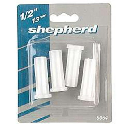 Shepherd 9069 4 Count .75 in. White Caster Furniture Sockets | Walmart ...