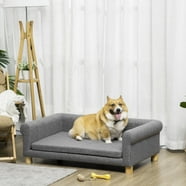 Refined Canine Elevated Outdoor Dog Chaise Lounger, Raised Pet Bed with ...