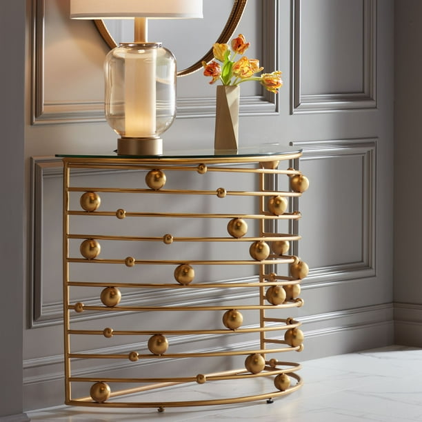 15 The Cool & Best Gold Entryway Tables In 2024