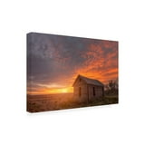 Trademark Fine Art 'Sunset on the Prairie' Canvas Art by Darren White ...