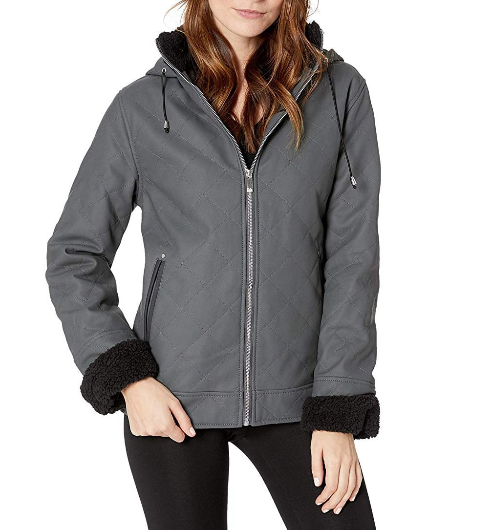 Harve Bernard Coats & Jackets - Womens Jacket Small Bomber Hooded Full ...