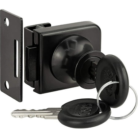 HEIBIN cylinder Lock For Furniture, Cabinet Lock, Showcase Lock, Black ...