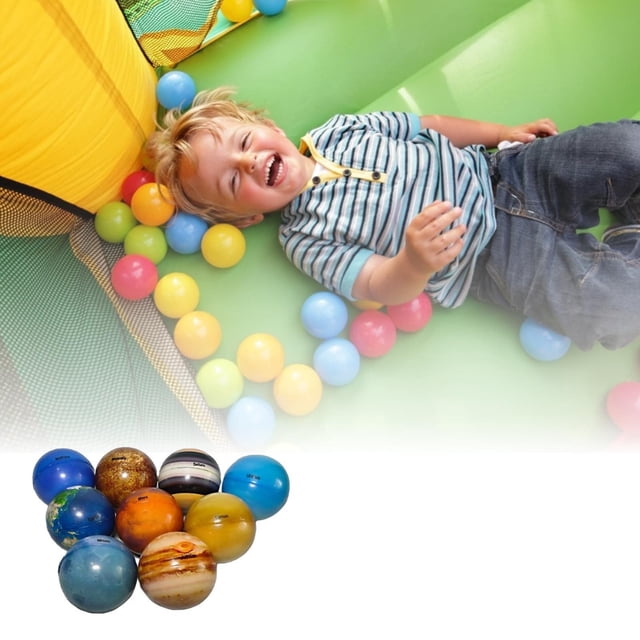 Pgyong Nine Planets Sky Ball Early Education Foam Children's Elastic ...
