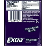 EXTRA Gum Winterfresh Sugar-Free Chewing Gum, Bulk Multipack, 15 Pieces ...
