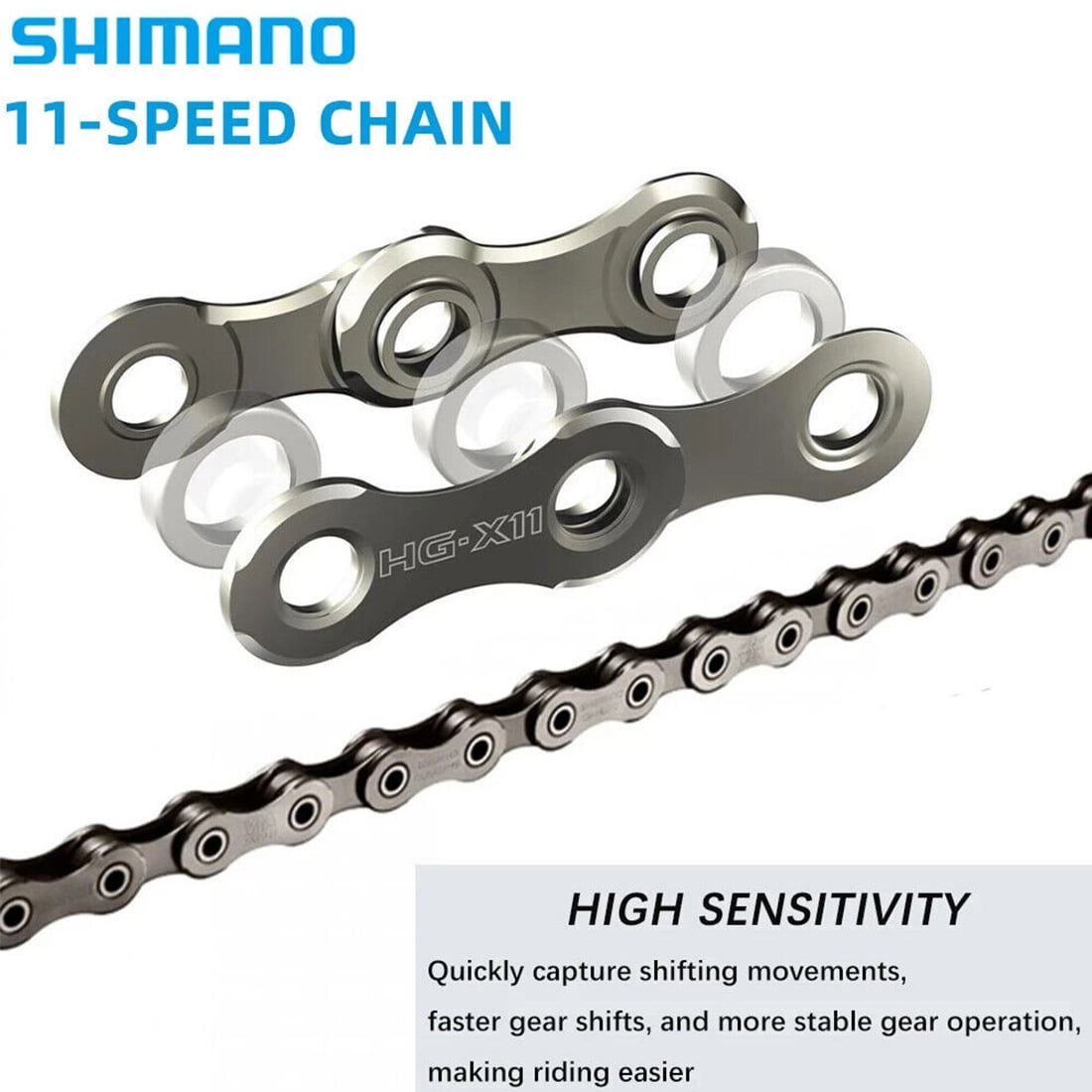 Buy Shimano Deore XT 11 Speed Chain CN-HG701 Ultegra Dyna-Sys MTB Road E-Bike 116 Links Online ...