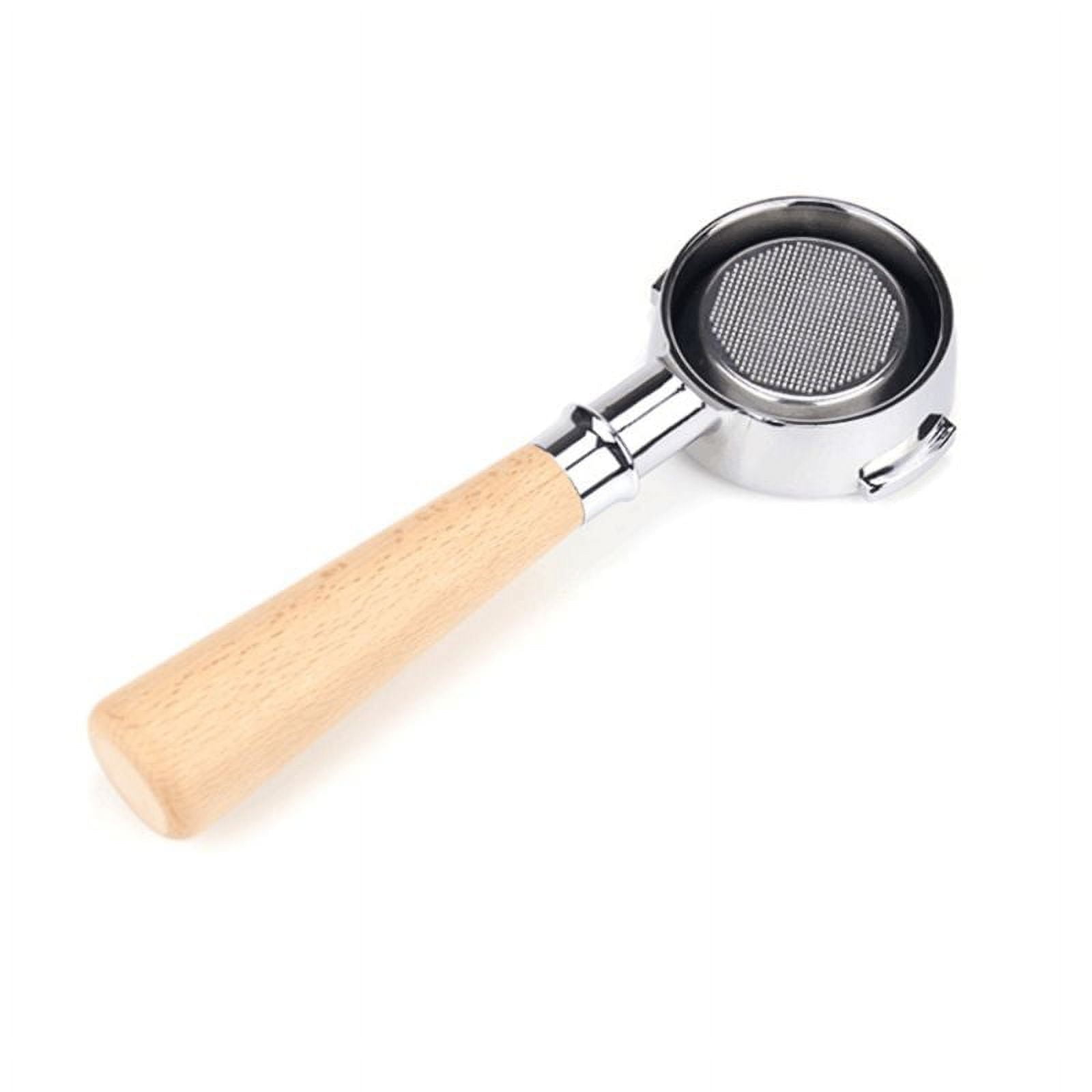 Portafiltros para cafetera OOKWE de 58 mm E61, sin fondo, con mango de ...