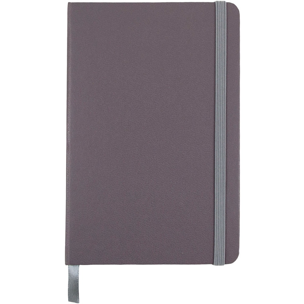 JAM Hardcover Notebook with Elastic Band, 1/Pack, Grey, Travel Size, 4 ...