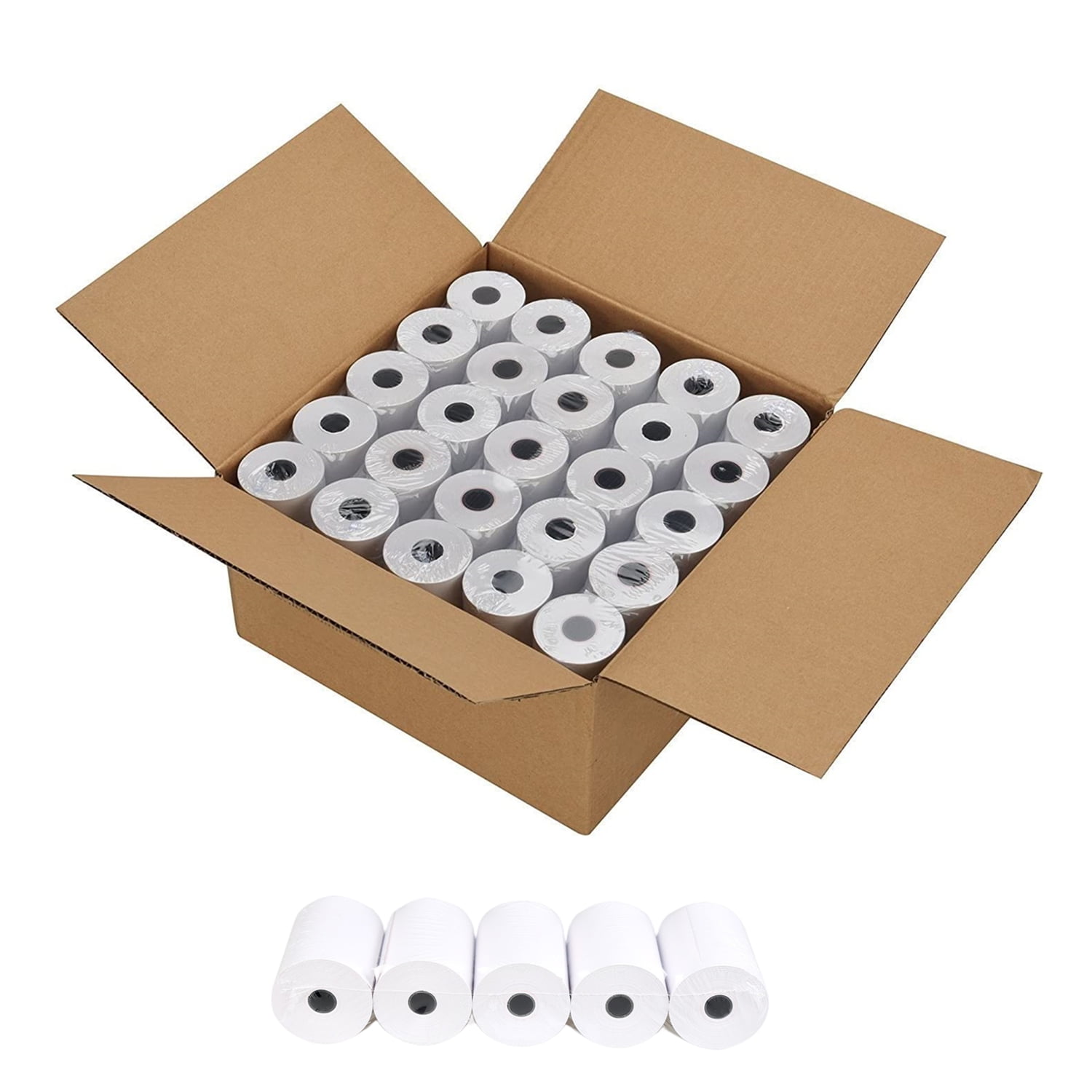 2 1 4 X 50 Thermal Paper Rolls White BPA Free 100 Rolls Walmart 2-1-4-x-50-thermal-paper-rolls-white-bpa-free-100-rolls-walmart