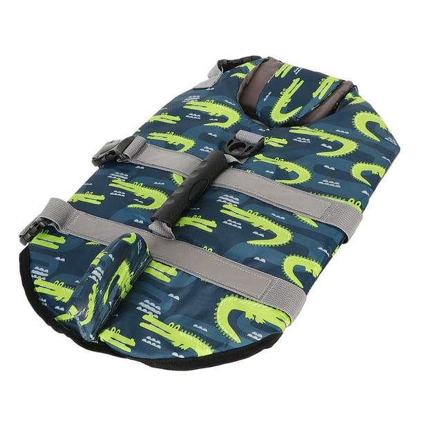 Dog Life Jacket,Ripstop Adjustable Dog Life Preserver High Buoyancy Dog ...