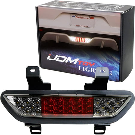 Euro Spec Dark Smoked Lens Full LED Backup Reverse Light Assembly w/ F1 Style Rear Fog Light ...