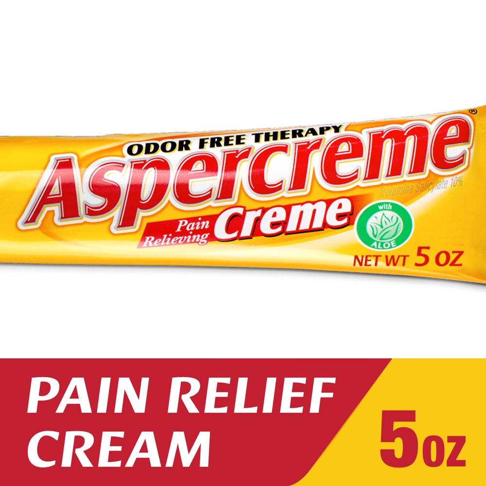 Aspercreme Pain Relieving Creme (5 Oz), Odor Free - Walmart.com ...