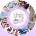Sewing Machine for Beginners,12 Built-in Stitches Portable Sewing ...