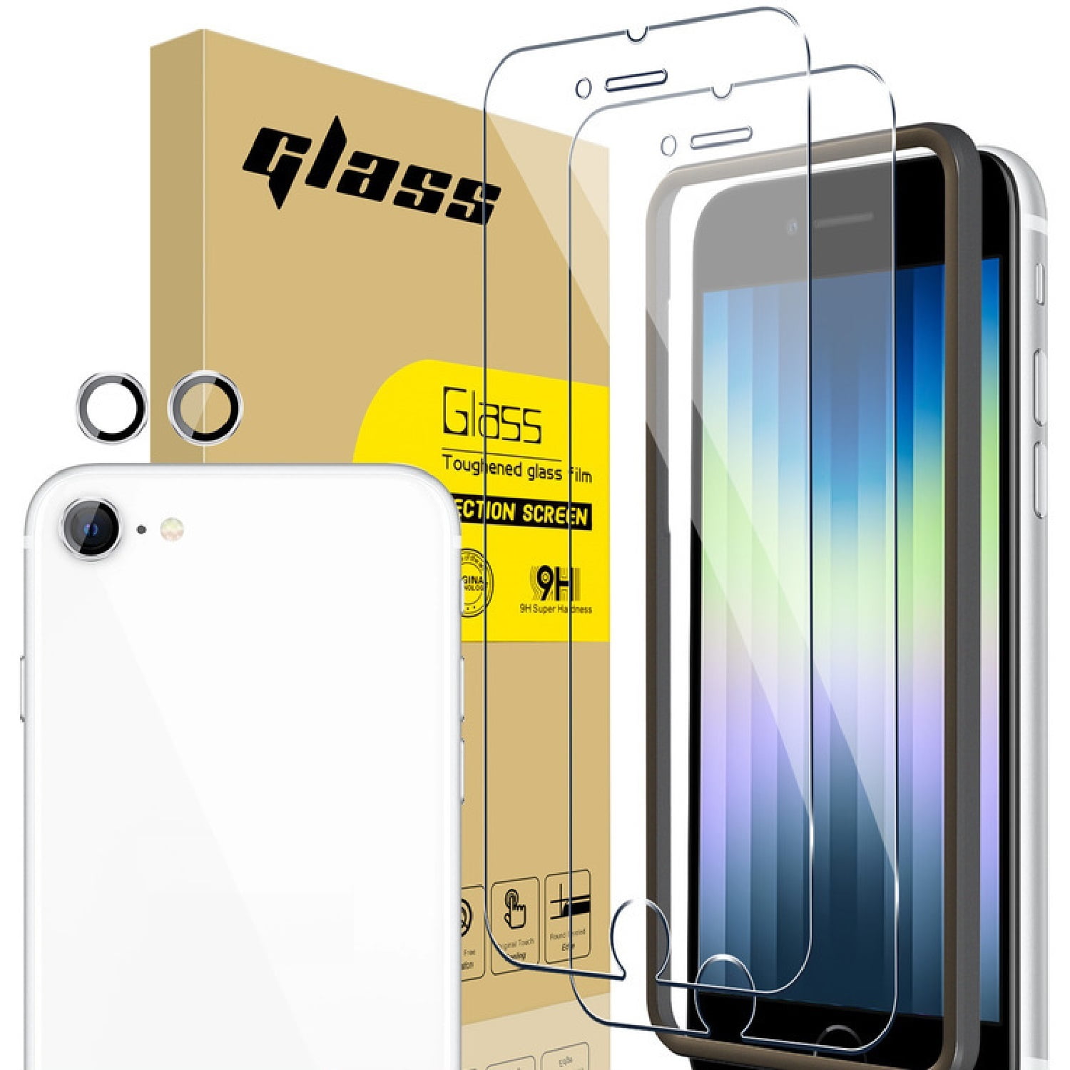 Click here for Adakot [2+2pack] For Iphone Se 2022/ Se 2020/ 8/ 7... prices