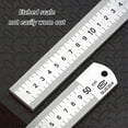 304 Stainless Steel Ruler High Precise Single Side Thickened Metal ...