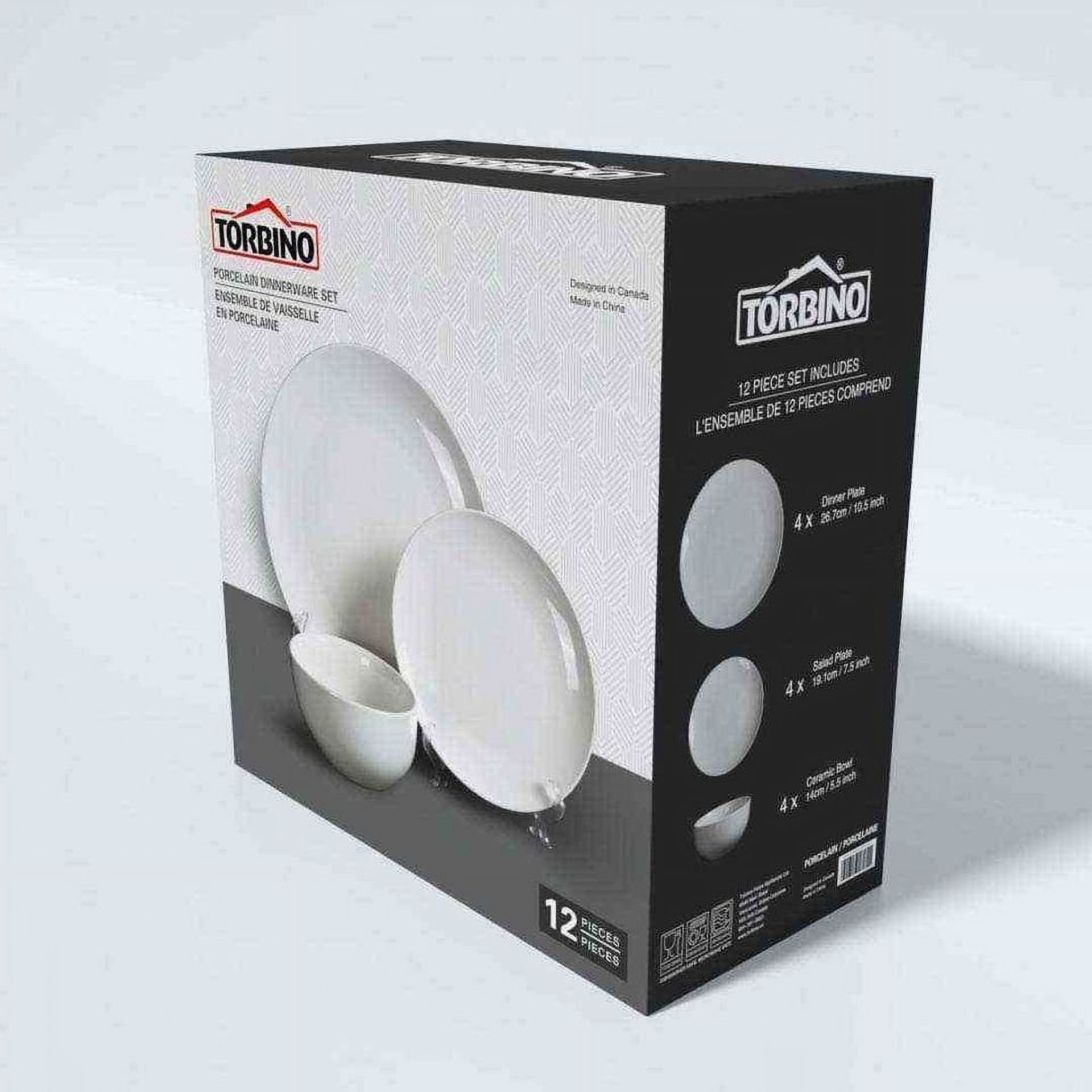 Click here for Torbino Porcelain Dinnerware Set (12 Pcs) Free Shi... prices