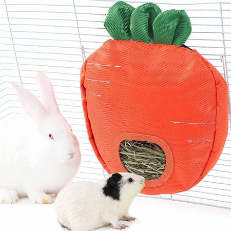 LZMY Bunny Accessories Hay Rack for Guinea Pigs Rabbits Hay Bag Manage ...