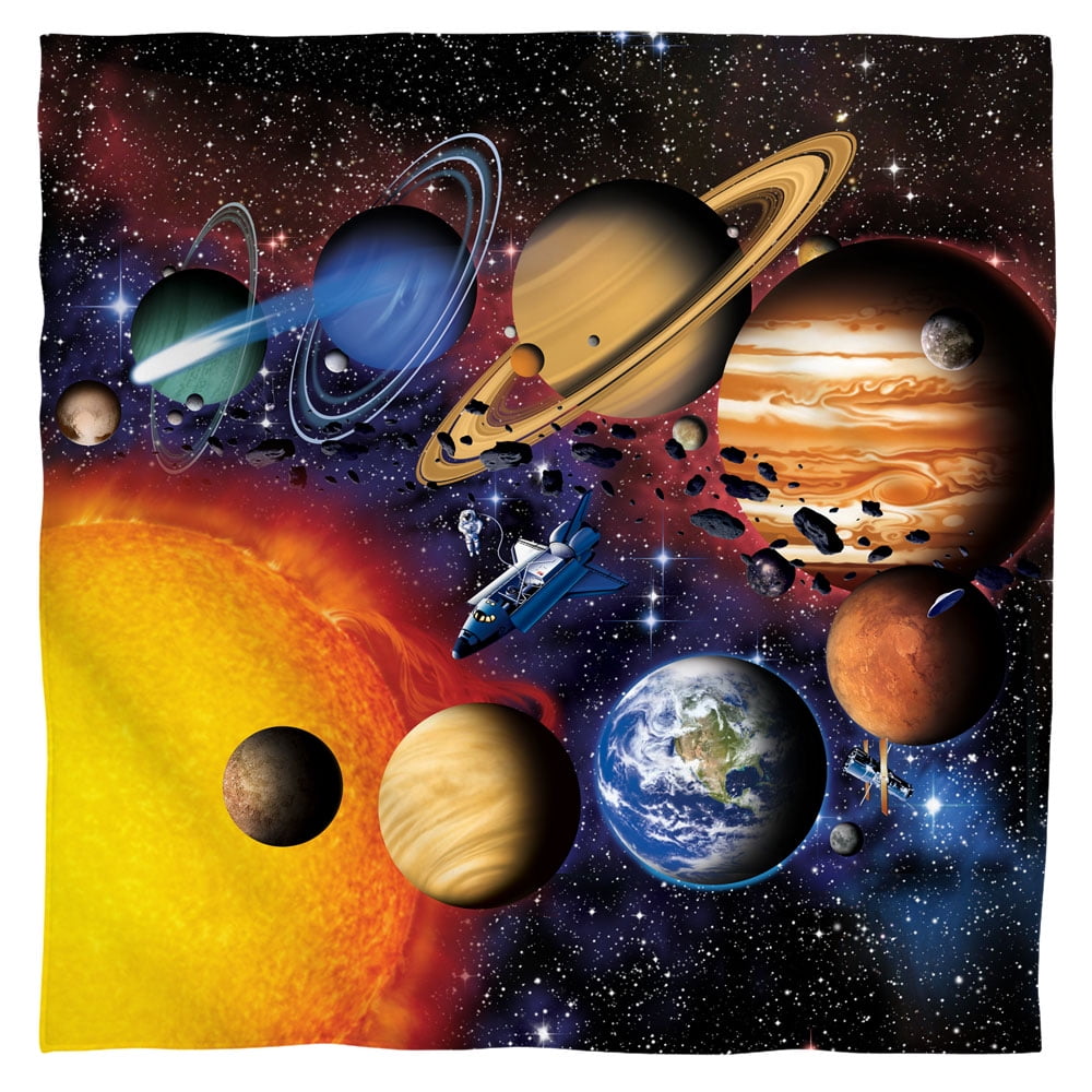 - Solar System - Bandana - 22" x 22" - Walmart.com