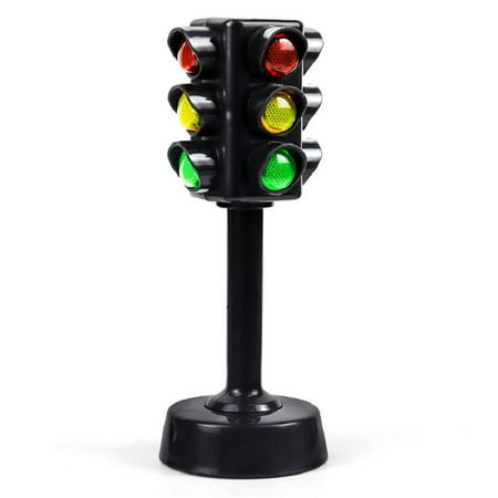 Mini Traffic Signs Model Road Light Block Children Safety Education ...