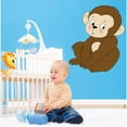 Wallhogs Baby Monkey Cutout Wall Decal - Walmart.com