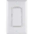 GE UltraPro Three-Way Grounding Paddle Switch, White, 15 Amps - 18233 ...