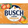 Busch Light Peach Domestic Beer 12 Pack 12 fl oz Aluminum Cans 4.1% ABV ...