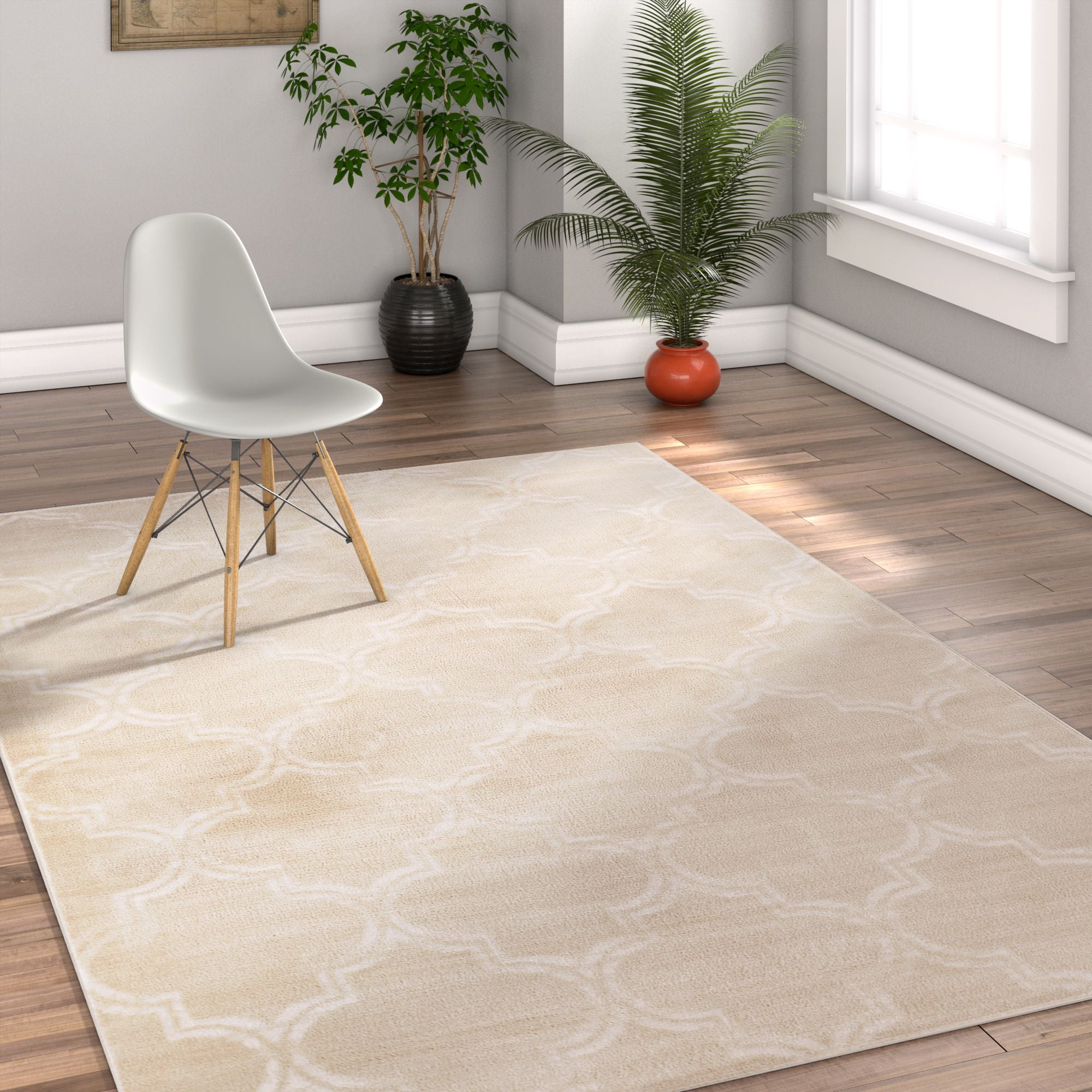 Well Woven Amba Jaclyn Modern Beige Area Rug - Walmart.com
