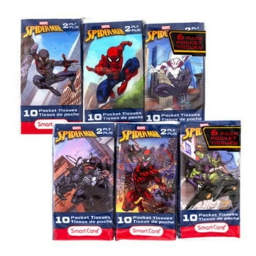 Regent Products 95314 Marvel Spiderman Assorted 2-Ply White Pocket ...