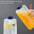 2L Juice Bottles with Caps Juice Containers with Lids Plastic Cold ...