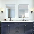 Beveled Mirror, Wall Mirror 24" x 32", Frameless Rectangle Bathroom ...