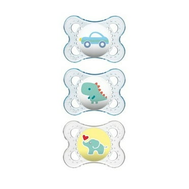 MAM Perfect Pacifier, 0-6 Months, Boy, 2 Pack - Walmart.com