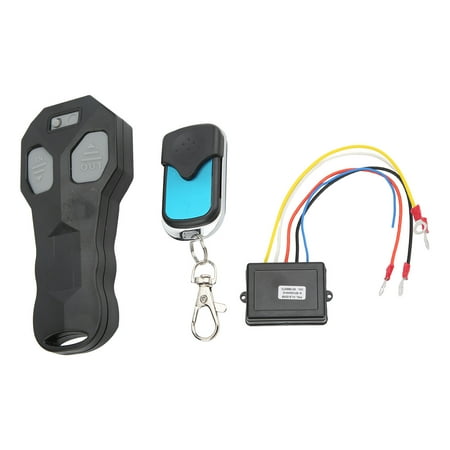 Wireless Winch Remote Control Kit, Anti Interference Battery Powered ...