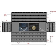 Tuff Stuff 40" Roof Top Tent Truck Bed Rack Adjustable Powder Coated ...