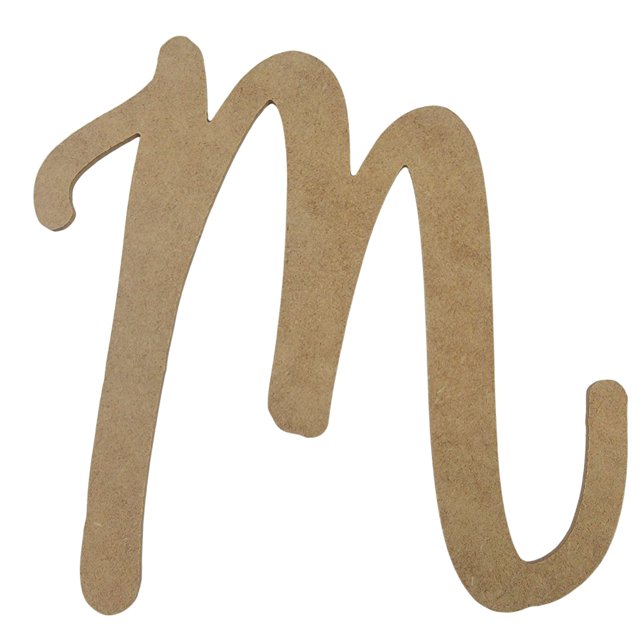 Wooden Letter Unfinished, Colleen Font, Craft Cutout - Walmart.com