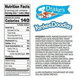 Drake's Yankee Doodles Snack Cakes 1.395 Oz Box with 8 Creme Filled ...