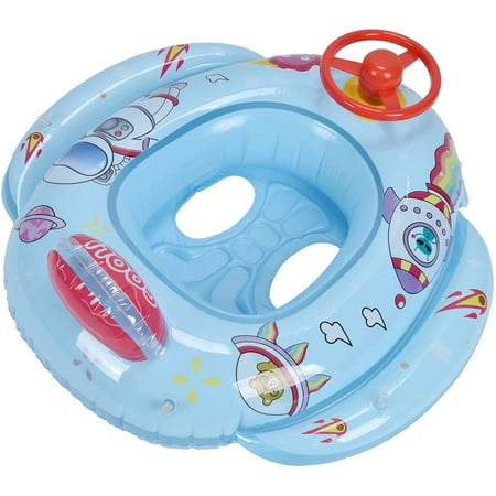 Baby Inflatable YYQ Ring Swimming Float Boat with Steering Wheel Horn ...