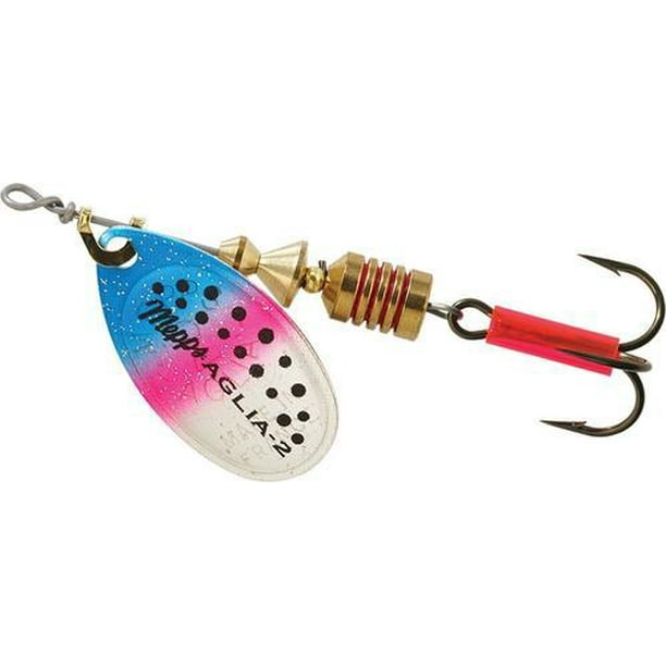 Mepps Musky Killer Inline Spinner, 3/4 oz Rainbow Trout - Walmart.com