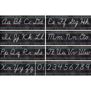 Chalkboard Brights Alphabet Line Bulletin Board Set - Walmart.com