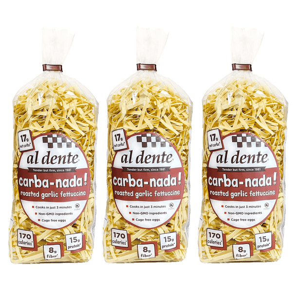 Carba-Nada Reduced Carb Pasta by Al Dente Pasta Company - Roasted ...