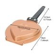 Double-sided Frying Pan With Heat-resistant Handle, Non-stick Pancake ...