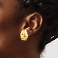 Primal Gold 14 Karat Yellow Gold Knot Omega Back Post Earrings ...