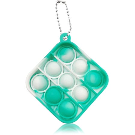 IGUOHAO Mini Pop Push It Fidget Toy Keychain Pop Bubble Popping Fidget ...