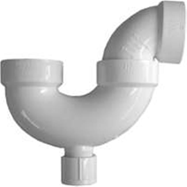 GENOVA PRODUCTS 78415 Genova 700 Cleanout, 1-1/2 in, PVC P-Trap Pipe 1 ...