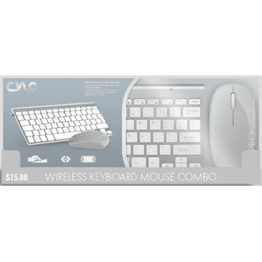 Cylo Wireless Touch Keyboard and Mouse Set Pink - Walmart.com