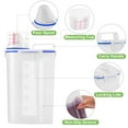 Loobuu 2Pcs Set Rice Dispenser Storage Containers, 10L Small Rice ...