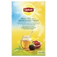 (4 pack) Lipton Iced Tea Packets Green Tea , Caffeinated, Tea Bags 10 ...