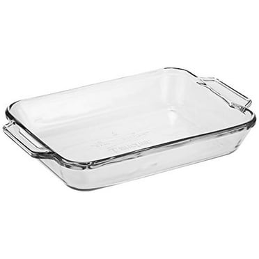 Anchor Hocking Oven Basics Tempered Clear Glass Rectangular Baking 5 ...